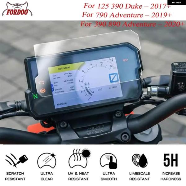 デューク125 390 790 890 アドベンチャーR アドベンチャーR DUKE390 2017 - オートバイ クラス ター スクラッチスクリーンフィルム スクリーン プロテクター カスタム パーツ アクセサリーHigh-concer...