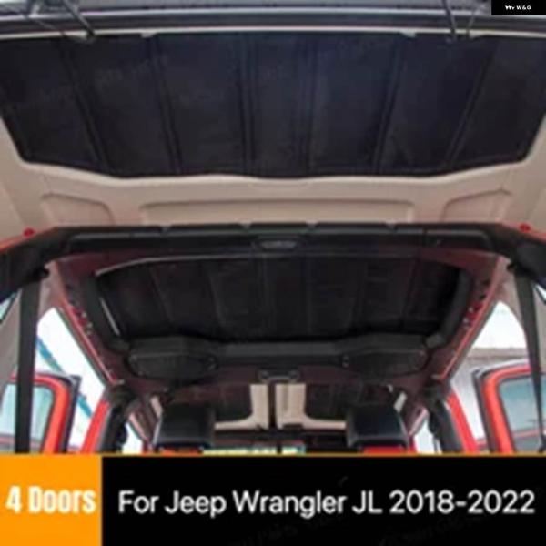 ジープ ラングラー JL 2018-2022 4ドアルーフ断熱カバー パッド コットン内装アクセサリー カスタム パーツ アクセサリーHigh-concerned chemical:NoneItem Weight:935gModel Nam...