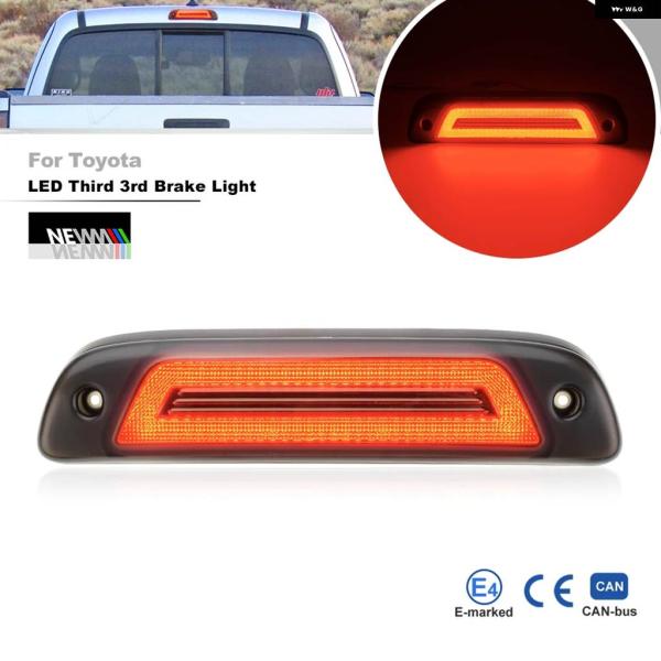 トヨタ T100 1995-1998年型タコマ 1995-2015年型タコマアクセスキャブ 2016-2023年型CHMSL用スモークLEDリアハイ マウント サードブレーキランプ カスタム パーツ アクセサリーHigh-concerned...