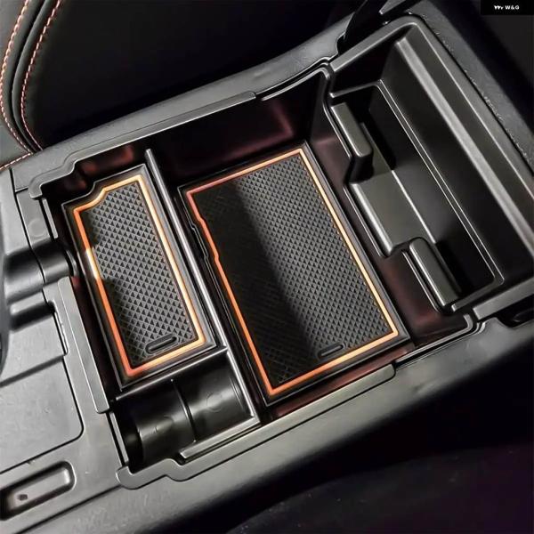 スバル クロストレック インプレッサ 2018年モデル - 23 センター コンソール トレイ ボックス ギア シフト トレイ オーガナイザー カスタム パーツ アクセサリーHigh-concerned chemical:NoneType:...