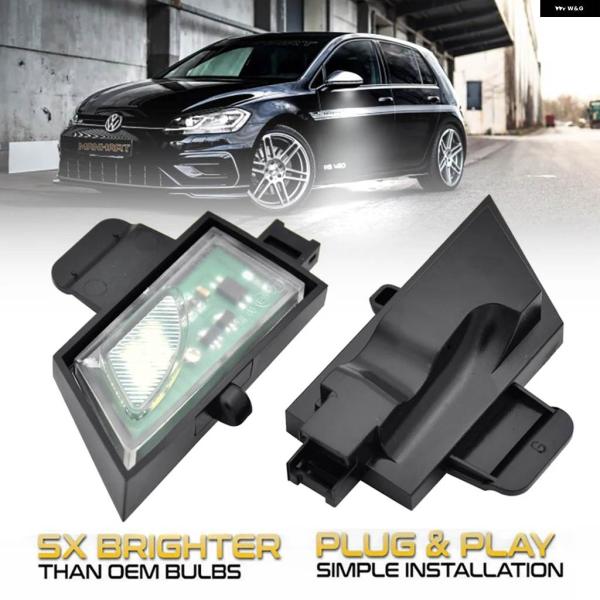 VW ゴルフ 7 GTIスポーツバントゥーラン5T白 HIGH NESS LED サイドミラー ランプパドルライト 2セット カスタム パーツ アクセサリーFor Vehicle Brands/Model:VolkswagenVoltage...