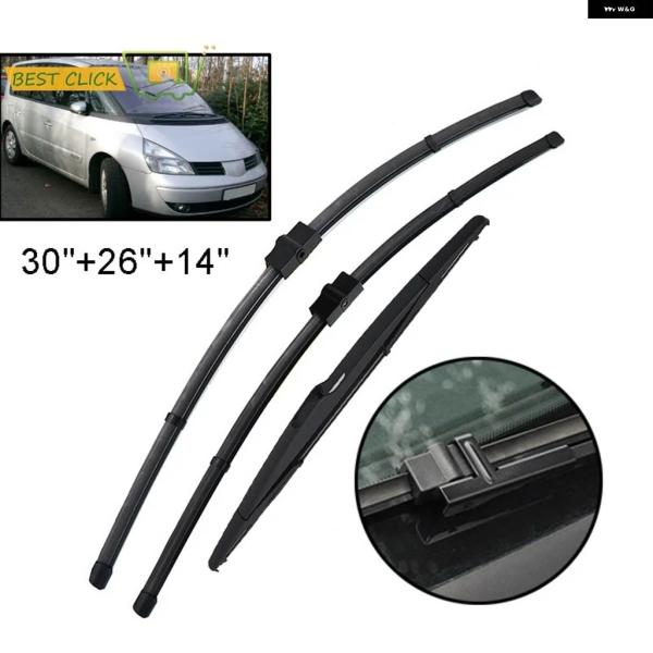 ルノーESPACE IV 2003 - 13用 フロントリア ワイパー ワイパー ブレードセット カスタム パーツ アクセサリーPlacement:FRONTYear:2002,2003,2004,2005,2006,2007,2008,2...