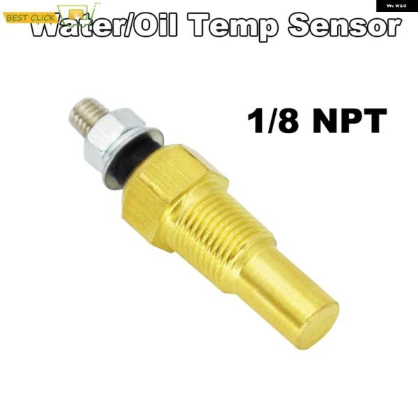 1/8 NPT カー トラック 水油温度センサー 水温計用デジタル交換 ユニット メーター カスタム パーツ アクセサリーHigh-concerned chemical:NoneSensor Type:Differential Holzer...