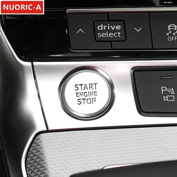エンジン スタート ボタン デカール 装飾 トリム アウディ A6 C8 2019-2022 スタイリング 内装 カスタム パーツ アクセサリーHigh-concerned chemical:NoneItem Weight:0.05kgIt...