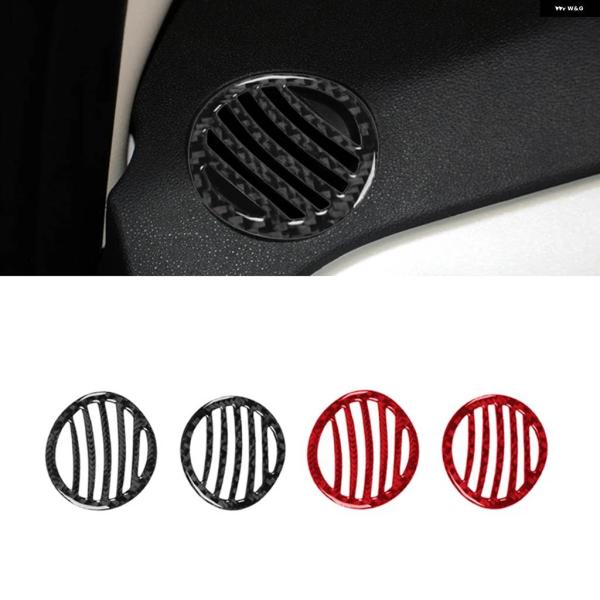 カーボン 車内 ダッシュボード デフォッガー エアベント パネル カバー フィアット500 2012 - 15 装飾 トリム カスタム パーツ アクセサリーHigh-concerned chemical:NoneItem Diameter:...