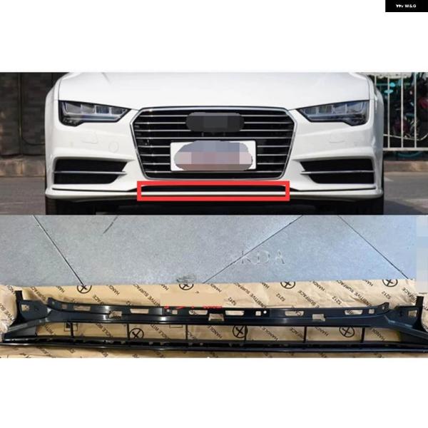オートフロントバンパーグリル レーシンググリル アウディ A7 SLINE S-LINE S7 スポーツ 2016 2017 2018 4G8807683D カスタム パーツ アクセサリーHigh-concerned chemical:No...
