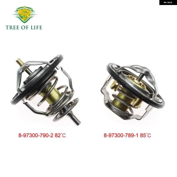 エンジン クーラント サーモスタット 1セット ISUZU NPR NKR NRR NQR 4HF1 4HG1 4HE1 4HK1 4.3L 4.8L 5.2L 1998-2016 8973007891 8973007902 カスタム パー...