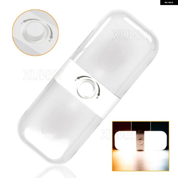 ルーフハイライト RV 読書灯 120LED 12-24V スイッチキャブ天井ドームライト 3色温度調光可能キャビンインテ リアランプ キャンピングカーボート カスタム パーツ アクセサリーFor Vehicle Brands/Model:...