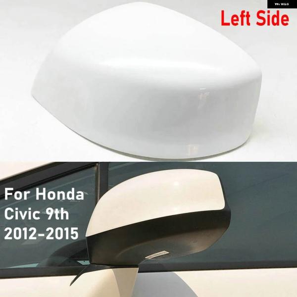 ホワイトカー 左側 バックミラー キャップ カバー ホンダ シビック 9TH 2012-2015 カスタム パーツ アクセサリーSpecial Features:Reversing mirrorItem Diameter:14cmItem ...