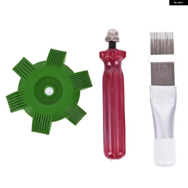 カー エアコン ラジエーター コンデンサーエバポレーターフィンストレートナーコイルコーム プラスチック 冷却 システム リペアツール1セット カスタム パーツ アクセサリーHigh-concerned chemical:NoneOther ...