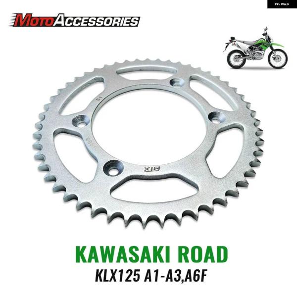 カワサキ KLX125/L 03-06 スズキ DRZ125/L 03-16 リア スプロケット バイク チェーン スプロケット ダートピット バイク バイク カスタム パーツ アクセサリーSpecial Features:OEItem D...