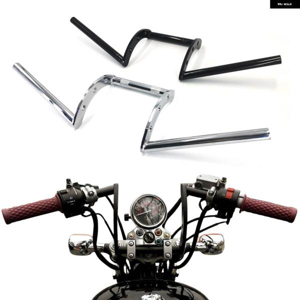バイク 22MM ハンドルバー Zバー 7/8インチ ステアリングホイール ソフテイル ダイナ スポーツスター チョッパー クルーザー に対応 カスタム パーツ アクセサリーHigh-concerned chemical:NoneMotob...