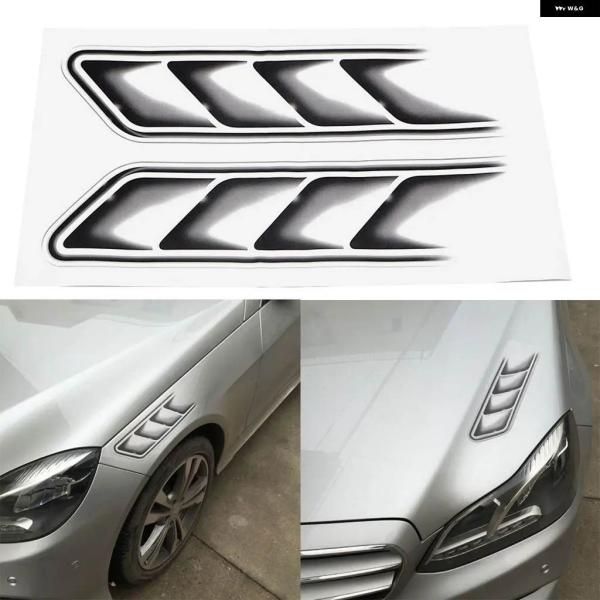 ホットカー スタイリング 防水 3Dフローフェンダー カー ステッカー デカール ベントエア カスタム パーツ アクセサリーHigh-concerned chemical:NoneCategory:StickersType Of Stick...