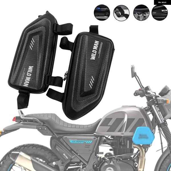 HIMALAYAN SCRAM411 HIMALAYAN SCRAM 411 2022 2023 バイク サイドバッグ 防水 トライアングルサイドバッグ ハードシェルバッグ カスタム パーツ アクセサリーHigh-concerned che...