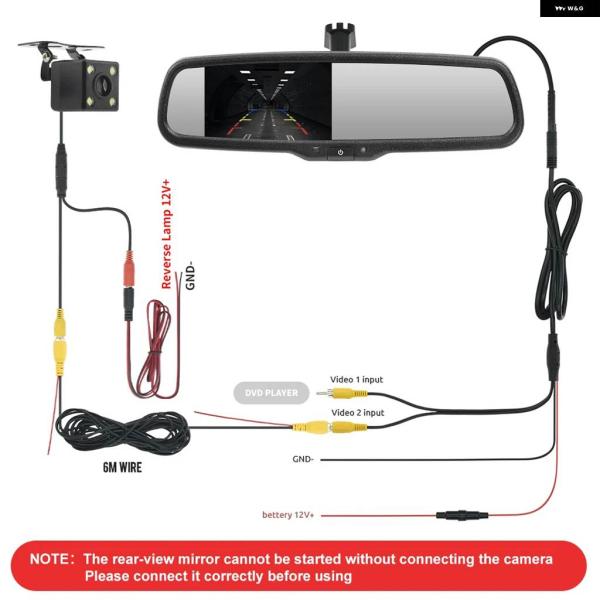 4.3インチ カーバックミラー モニター 専用 ブラケット 自動輝度TFT LCDスクリーン リア カメラ カスタム パーツ アクセサリーHigh-concerned chemical:NoneItem Weight:650gModel N...