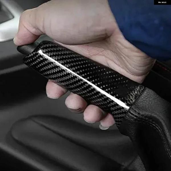 カーボンパターンハンドブレーキグリフアブデッキ BMW X1 1 2 3 4シリーズ GT M4 G30 F30 F20 F10 E36 E39 E46 E60 E90 E50 用 カスタム パーツ アクセサリーHigh-concerned...