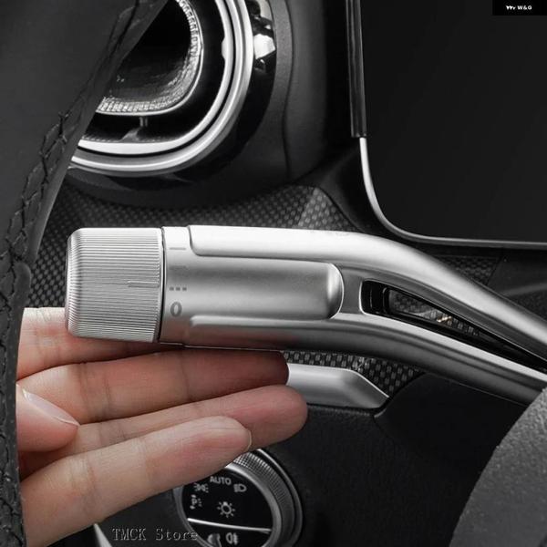 メルセデス ベンツ C S EQE EQS クラス W206 W223 V295 297 2021-2024 車用 ステアリングホイール シフト レバー ワイパー ロッド トリム カバー カスタム パーツ アクセサリーHigh-concer...