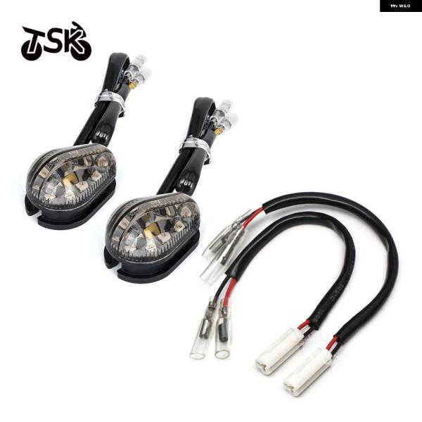 ヤマハ MT MT01 MT03 MT07 MT09 MT10用 オートバイ ミニ インジケーター ランプ LEDウィンカーライト インジケーター ランプ フラッシュ マウント カスタム パーツ アクセサリーBattery Included...