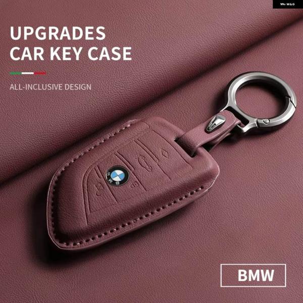 BMW 3 4 5シリーズ X3 X4 X5 F10 F20 M3 M4 E34 E36 525 320I キー カーカラー レザー キーケース カバー カスタム パーツ アクセサリーHigh-concerned chemical:None...