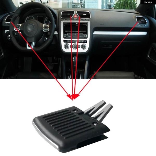 エアコン グリル 調整 スライド クリップ ピック 1個 VW シロッコ 3 GTS R サジター ジェッタ A5 MK5 ゴルフ 5 MK5 EOS用 カスタム パーツ アクセサリーHigh-concerned chemical:None...