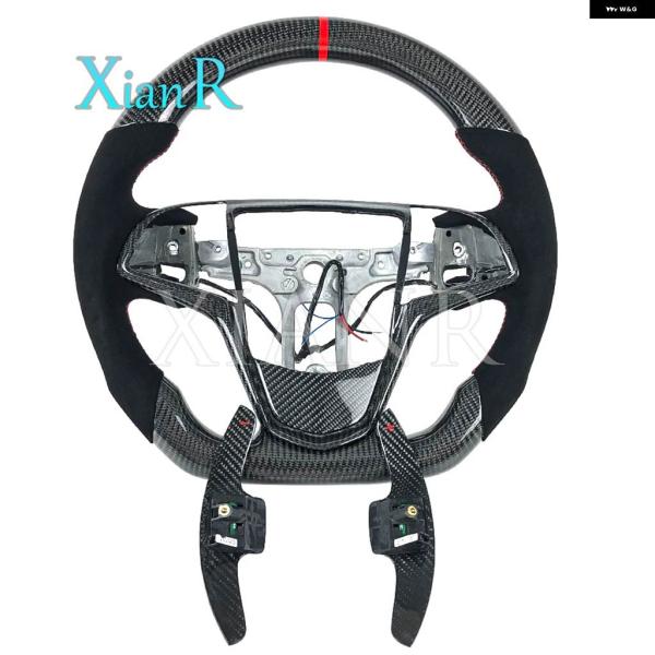 キャデラック ATS CTS XTS SRX CT6 ATSV用 パドル シフター カーボン ステアリングホイール カスタム パーツ アクセサリーProduct Name:New StyleHigh-concerned chemical:N...