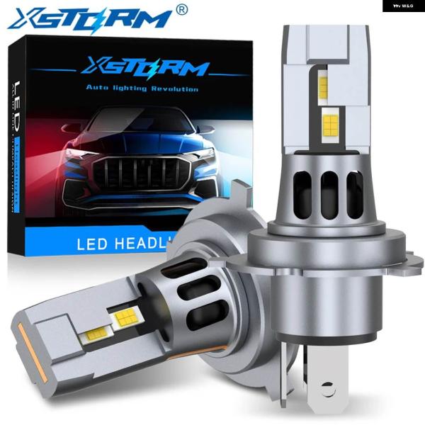 H4 9003 HB2 LED ヘッドライト バルブ CANBUS ハイ/ロービーム カーライト ターボLEDダイオードランプ オートバイ 20000LM 12V 6500K カスタム パーツ アクセサリーHigh-concerned ch...