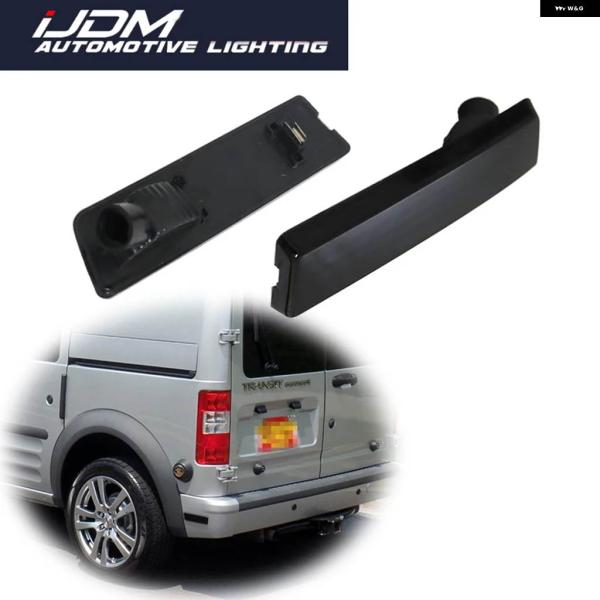 2010 - 13 フォード トランジット コネクト スモークレンズ カー フロント/リア フェンダー サイド マーカーライト カバー シェル 電球 /ソケットなし カスタム パーツ アクセサリーHigh-concerned chemica...