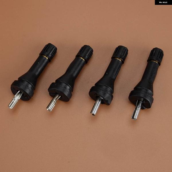 TPMS タイヤエア圧センサー バルブ ステム フィアット クライスラー プジョー 日産 三菱 ルノー ジープ ゴム 4個 カスタム パーツ アクセサリーHigh-concerned chemical:NoneMaterial:Rubber...