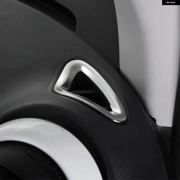 SMART 453 FORTWO FORFOUR 2022 2016 - 19 ダッシュボード エア アウトレット ベントカバー エアコン アウトレット トリム カーアクセサリー カスタム パーツ アクセサリーSticker Placeme...