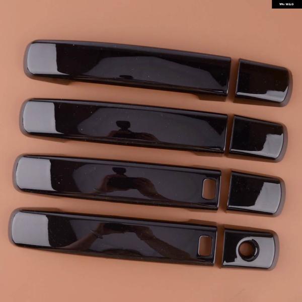 1セット 車 外装 ドアハンドル カバー トリム 日産 フロンティアピックアップ 2005-2017 - 23 ブラック プラスチック カスタム パーツ アクセサリーHigh-concerned chemical:NoneFeature:-...