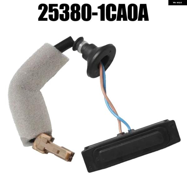 車用リア トランク 蓋ロック ブーツ リリースハンドル トランク オープンスイッチ インフィニティ QX70 FX70 2008-2012 25380-1CA0A カスタム パーツ アクセサリーHigh-concerned chemical...