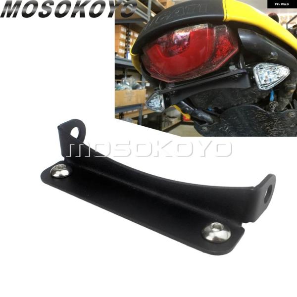 オートバイ 8-10MM リアウィンカー インジケーター ライト再配置 ブラケット ドゥカティ スクランブラー 400 800 アイコン/フルスロットル/62 カスタム パーツ アクセサリーHigh-concerned chemical:N...