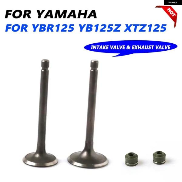 ヤマハ YBR125YBR 125125CCYB125YB125ZXTZ125 オートバイ 部品 エンジン バルブ 吸気口排気ステム バルブ アッシー オイルシール カスタム パーツ アクセサリーHigh-concerned chemica...