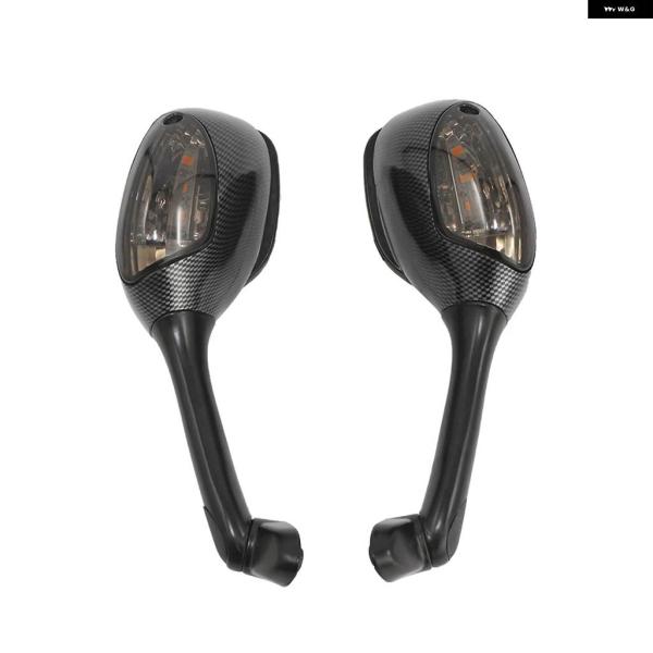 スズキ GSX-R600 GSX-R750 GSX-R1000 GSXR LED ウィンカー ミラー 2005-2010 K6 K7 K8 バイク リアビューサイドミラー カスタム パーツ アクセサリーHigh-concerned chem...