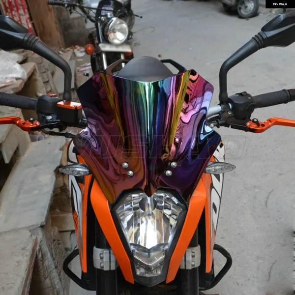 2011年モデル バイク ダブルバブル フロントガラス - 16 KTM 125 200 390 デューク ブラック イリジウム スモーク カスタム パーツ アクセサリーItem Weight:0.3kgItem Height:0cmIte...