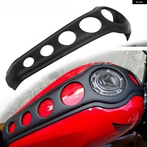 バイク ガソリン タンクキャップ コンソール プロテクター ABSブラックカバー ホンダ REBEL CMX 300 500 2017-2022 モトクロス アクセサリー カスタム パーツ アクセサリーProtective parts:Ot...