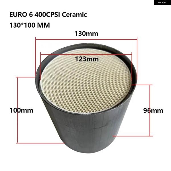 130*100MM三方向カタリストセラミック 400CPSI ユーロ6ハニカム車両排気ガス浄化 ユニット 高性能 カスタム カスタム パーツ アクセサリーHigh-concerned chemical:NoneMaterial:Cerami...