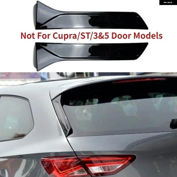 窓 トリム シート用リップスポイラー レオン5F FRMK3MK3.55ドアリアルーフウィングサイドエッジテール フラップ リア トランク ウィンドウスポイラー リップ カスタム パーツ アクセサリーHigh-concerned chemi...