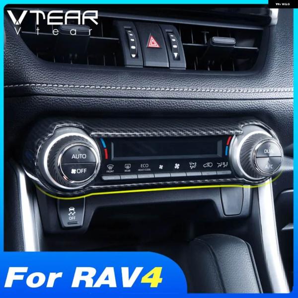 トヨタ RAV4内装モールディング用VTEAR エアコン パネル フレーム カバー トリム 装飾 アクセサリー2020年2021年2022年 カスタム パーツ アクセサリーHigh-concerned chemical:NoneItem W...