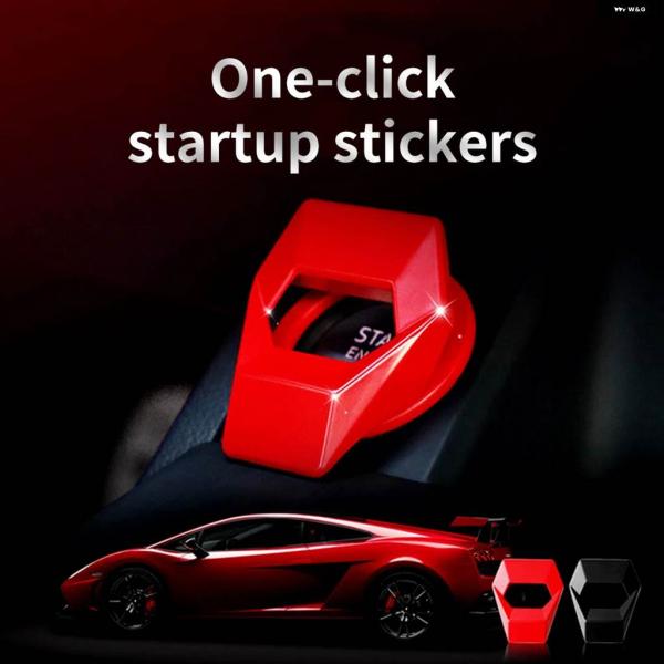 BMW F10 F30 E90 F02 3 5 7シリーズ車用 スポーツスター ト ボタン カバー ストップスイッチケース トリム ステッカー スタイリング アクセサリー カスタム パーツ アクセサリーItem Weight:0.1kgIt...