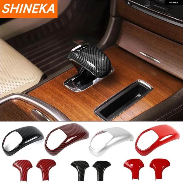 カー ギア シフト ノブ 装飾 カバー トリム アクセサリー ジープ グランド チェロキー 2014 2015 クライスラー 300C用 2012 2013 2014年 カスタム パーツ アクセサリーHigh-concerned chemi...