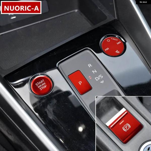 センター コンソール 電子式ハンドブレーキ ボタン スパンコール 装飾 アウディ A3 2021年型カー スタイリング インテリア アクセサリー カスタム パーツ アクセサリーHigh-concerned chemical:NoneItem...