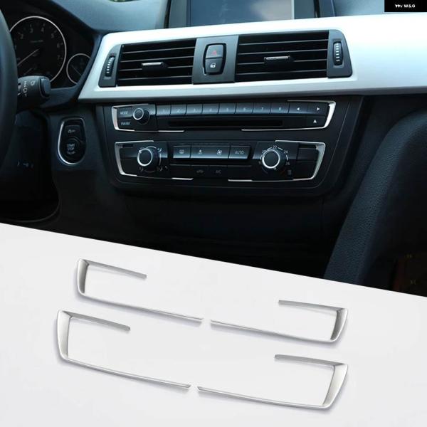 カーアクセサリー マットクローム ダッシュボード コンソール カバー トリム BMW 3 4シリーズ F30 F32 F34 320 420 2013-2018 カスタム パーツ アクセサリーItem Weight:100gItem Hei...