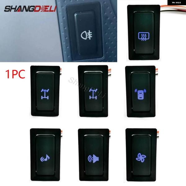 LED フォグランプ ファン フロントリア デフロックレーダーミシックホーンヒートスイッチ ボタン トヨタ LC95 2002年式ヒノ500/700 カスタム パーツ アクセサリーHigh-concerned chemical:NoneIt...