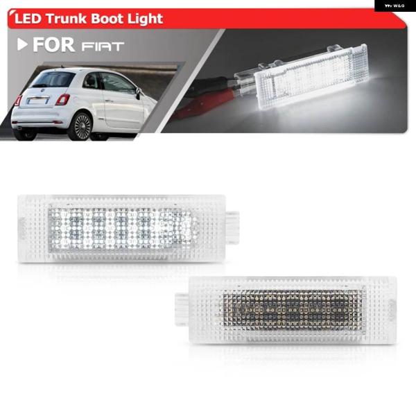 フィアットパンダ TYP 169 312 2003-2023 500 312 500L 351/352 500X 334 ブラボー II TYP 198 クロマリニア LED トランク トランク ラゲッジランプ カスタム パーツ アクセサリ...