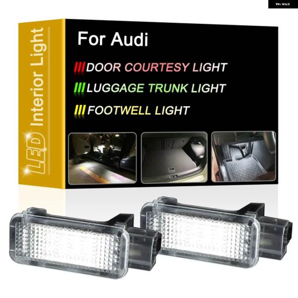 LED インテ リアランプ アウディ A2 A3 A4 S4 RS4 A5 A6 RS6 A8 Q5 Q7 TT R8 白ドア 提供 キャリア トランク フットウェル ライト アセンブリ カスタム パーツ アクセサリーHigh-concer...