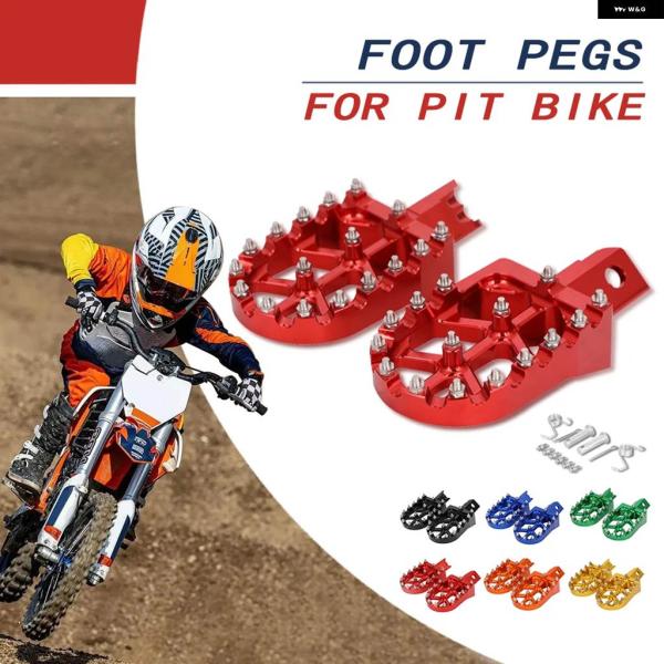 バイク フットペグ カラフルな フットレスト フットペグ ホンダ CRF XR 50 70 110 M2R SDG DHZ SSR 加代ピット バイク カスタム パーツ アクセサリーHigh-concerned chemical:NoneI...