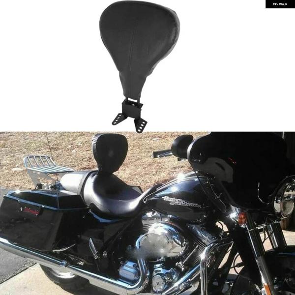 ドライバーライダーバックレスト シーシーバー ハーレー ツーリングエレクトラグライド ロードキング 1988-2008 PUレザーブラック カスタム パーツ アクセサリーHigh-concerned chemical:NoneItem We...