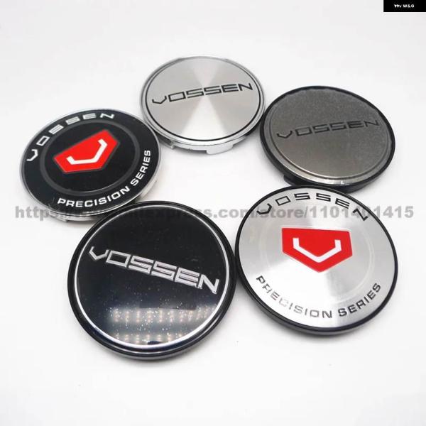 4個 68MM 63MM VOSSEN ホイールセンターキャップ ハブ カーリム ハブキャップ プラスチック カバー カスタム パーツ アクセサリーHigh-concerned chemical:Noneis_customized:YesO...