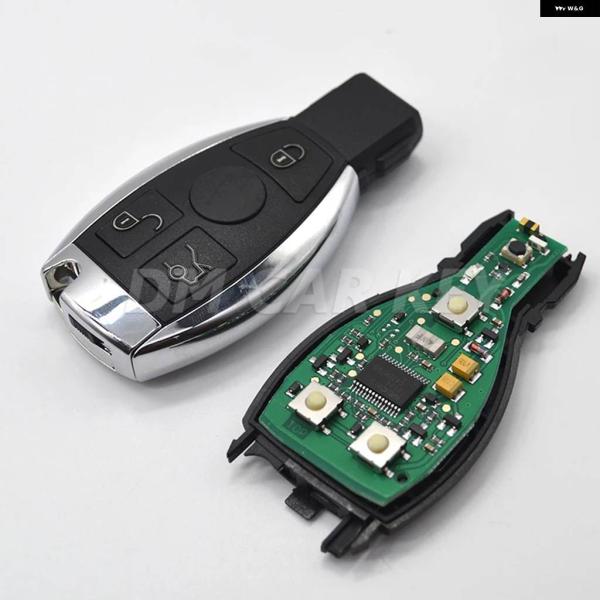 スマートカーキーフォブ 3/4 ボタン 315/434MHZ BGA NEC メルセデス ベンツ 2000+ キーレスリモートカード DIY フォブ コントロール カスタム パーツ アクセサリーHigh-concerned chemical...